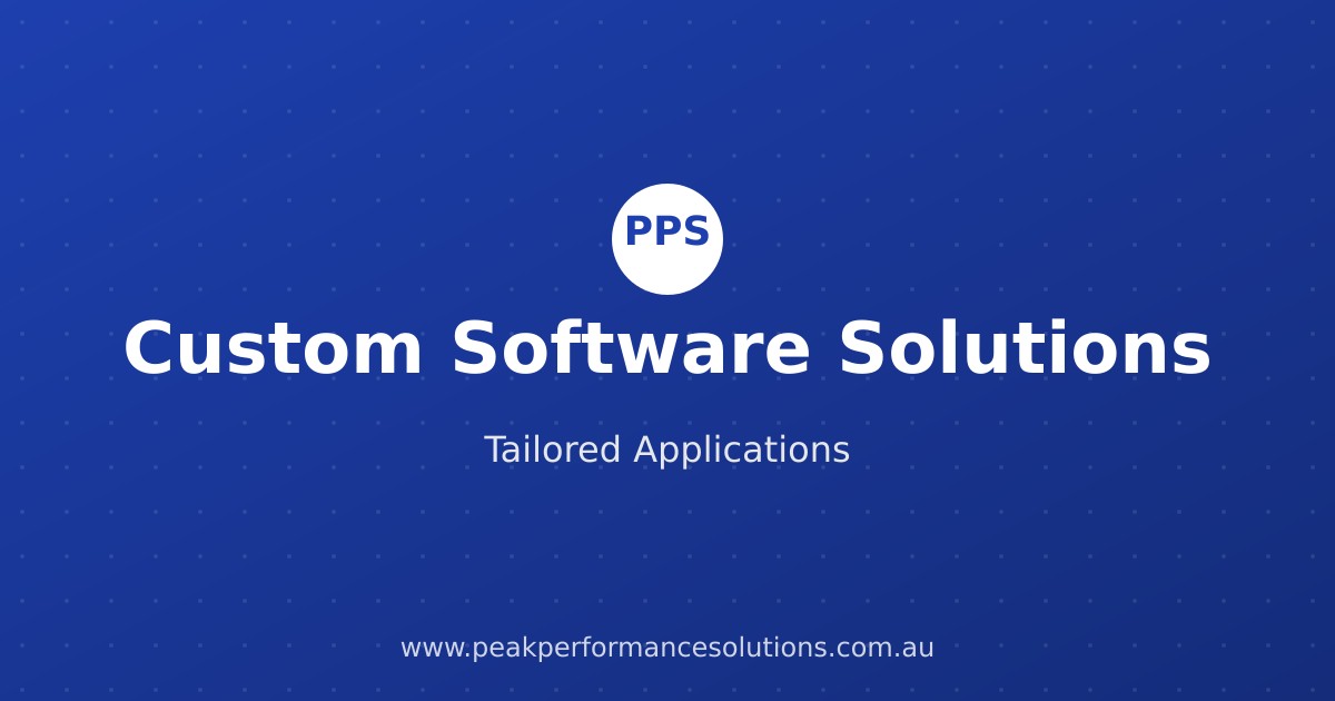AI-Powered Custom Software for Small Business | Workflow Automation & CRM Development | Peak ...